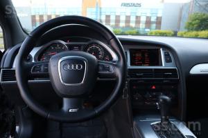 Black Audi A6 2009 in Riga, with an engine capacity of 3.00 L and mileage of 316 thousand km for 5990 €, photo 15 on AUTOMOTO.COM.LV