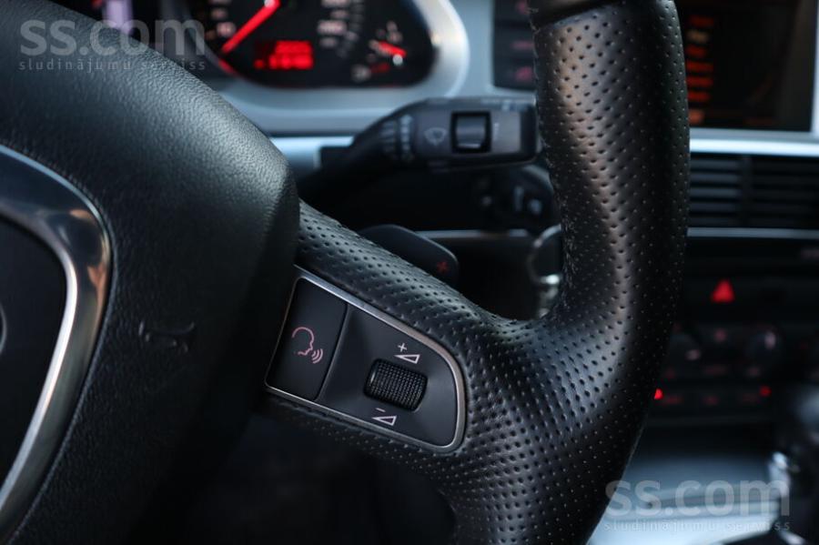 Black Audi A6 2009 in Riga, with an engine capacity of 3.00 L and mileage of 316 thousand km for 5990 €, photo 19 on AUTOMOTO.COM.LV