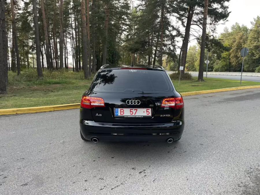 Black Audi A6 2009 in Riga, with an engine capacity of 2.70 L and mileage of 246 thousand km for 3000 €, photo 7 on AUTOMOTO.COM.LV