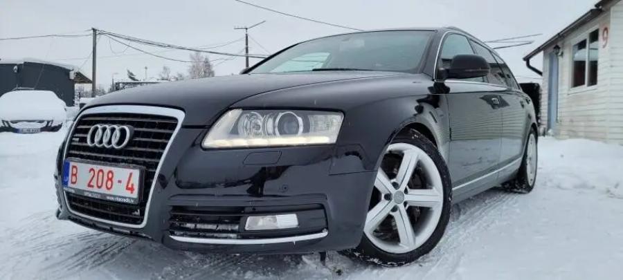 Black Audi A6 2009 in Riga, with an engine capacity of 3.00 L and mileage of 247 thousand km for 8900 €, photo 1 on AUTOMOTO.COM.LV