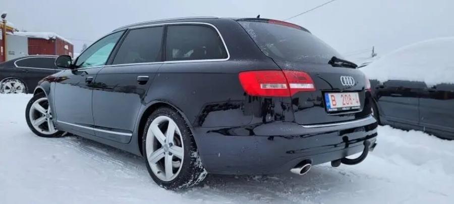 Black Audi A6 2009 in Riga, with an engine capacity of 3.00 L and mileage of 247 thousand km for 8900 €, photo 5 on AUTOMOTO.COM.LV