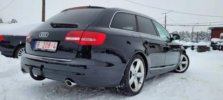 Black Audi A6 2009 in Riga, with an engine capacity of 3.00 L and mileage of 247 thousand km for 8900 €, photo 7 on AUTOMOTO.COM.LV