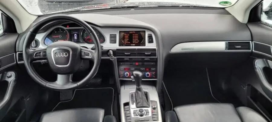 Black Audi A6 2009 in Riga, with an engine capacity of 3.00 L and mileage of 247 thousand km for 8900 €, photo 12 on AUTOMOTO.COM.LV