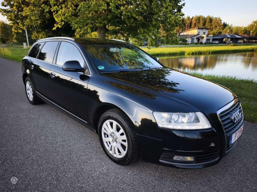 Black Audi A6 2009 in Druskininkai, with an engine capacity of 2.70 L and mileage of 291 thousand km for 4350 €, photo 1 on AUTOMOTO.COM.LV