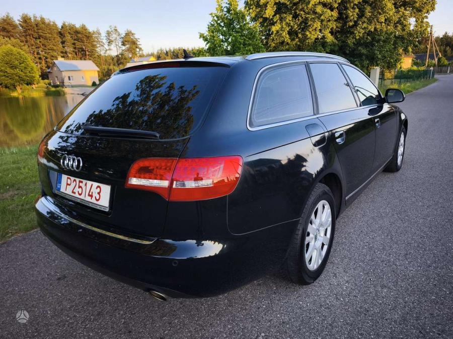 Black Audi A6 2009 in Druskininkai, with an engine capacity of 2.70 L and mileage of 291 thousand km for 4350 €, photo 5 on AUTOMOTO.COM.LV