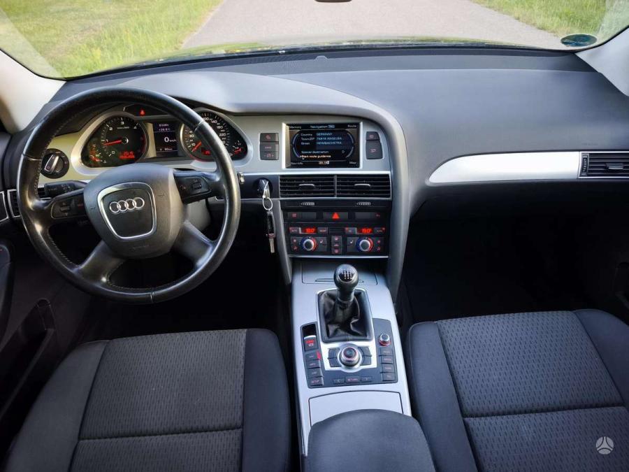 Black Audi A6 2009 in Druskininkai, with an engine capacity of 2.70 L and mileage of 291 thousand km for 4350 €, photo 12 on AUTOMOTO.COM.LV
