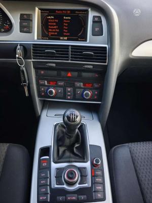 Black Audi A6 2009 in Druskininkai, with an engine capacity of 2.70 L and mileage of 291 thousand km for 4350 €, photo 13 on AUTOMOTO.COM.LV