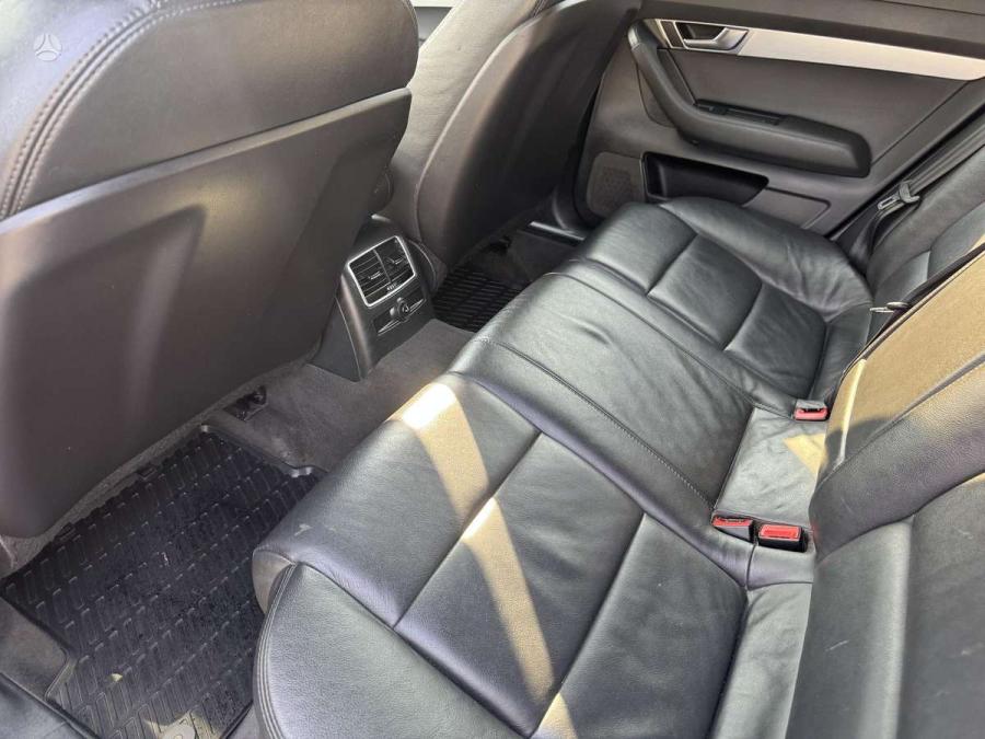 Black Audi A6 2009 in Kaunas, with an engine capacity of 2.70 L and mileage of 288 thousand km for 4500 €, photo 11 on AUTOMOTO.COM.LV