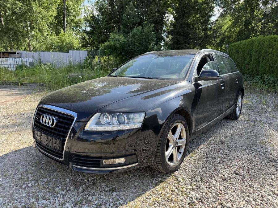 Black Audi A6 2009 in Alytus, with an engine capacity of 3.00 L and mileage of 298 thousand km for 4450 €, photo 1 on AUTOMOTO.COM.LV