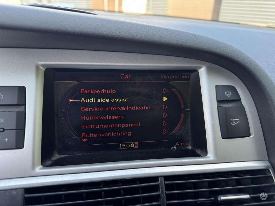 Black Audi A6 2009 in Alytus, with an engine capacity of 3.00 L and mileage of 298 thousand km for 4450 €, photo 14 on AUTOMOTO.COM.LV