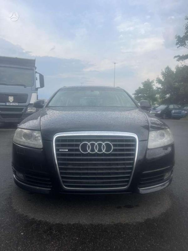 Melns Audi A6 2009 Viļņa, ar dzinēja tilpumu 2.70 L un nobraukumu 280 tūkst. km par 3700 €, foto 6 vietnē AUTOMOTO.COM.LV