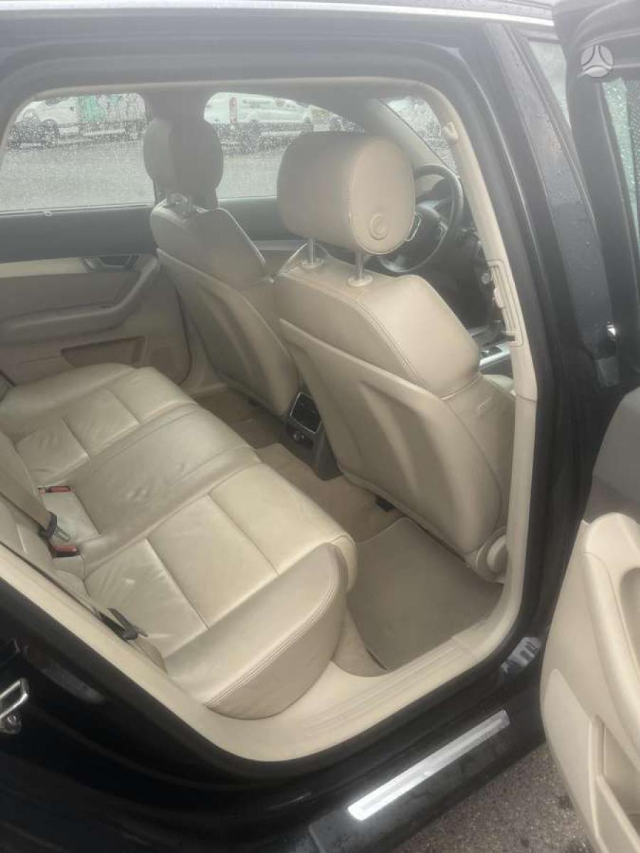 Black Audi A6 2009 in Vilnius, with an engine capacity of 2.70 L and mileage of 280 thousand km for 3700 €, photo 13 on AUTOMOTO.COM.LV