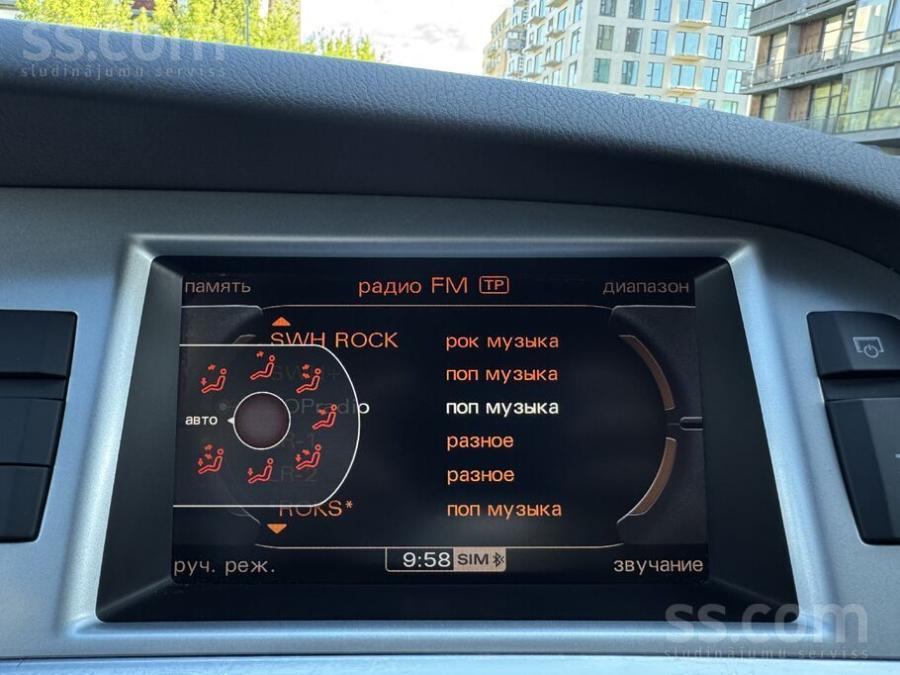 Черный Ауди А6 2009 в Рига, объемом двигателя 3.00 л и пробегом 325 тыс. км за 5990 €, фото 18 на AUTOMOTO.COM.LV