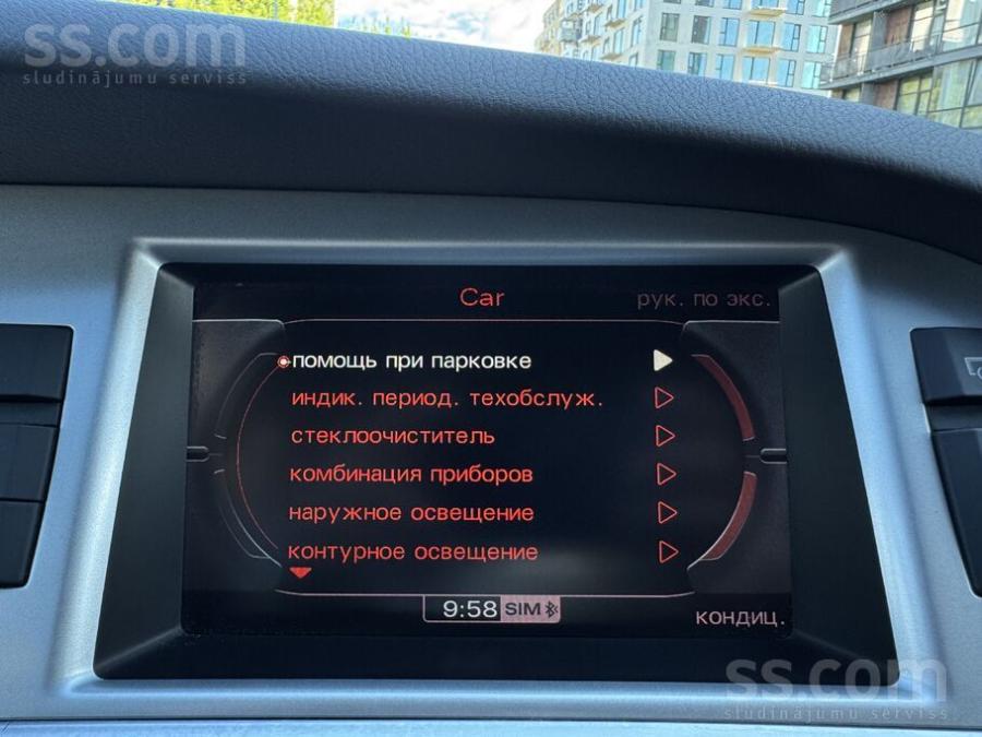 Черный Ауди А6 2009 в Рига, объемом двигателя 3.00 л и пробегом 325 тыс. км за 5990 €, фото 20 на AUTOMOTO.COM.LV