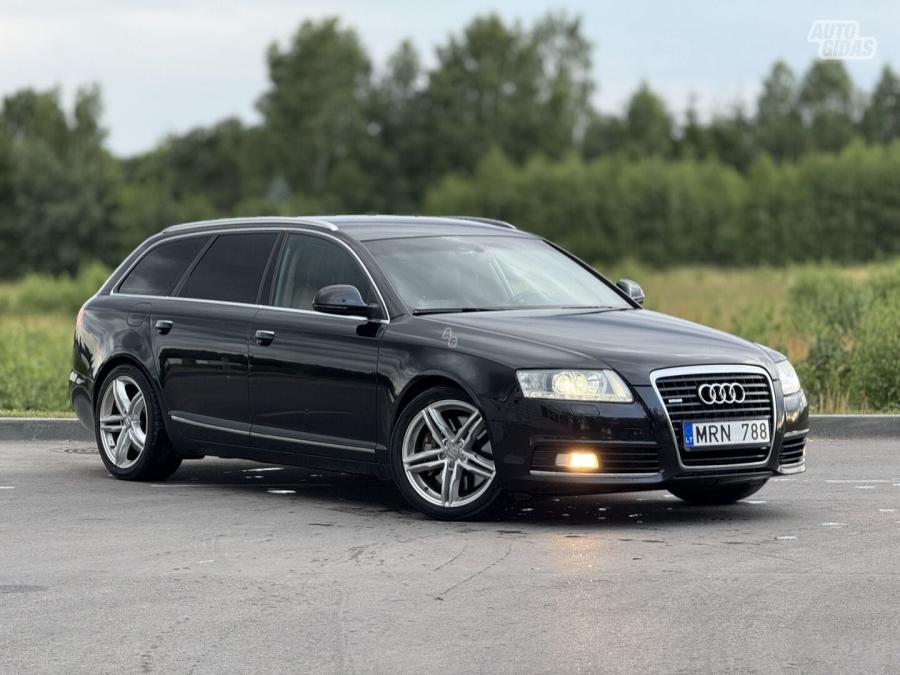 Black Audi A6 2009 in Vilnius, with an engine capacity of 3.00 L and mileage of 313 thousand km for 6350 €, photo 4 on AUTOMOTO.COM.LV