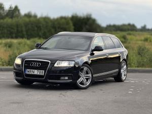 Black Audi A6 2009 in Vilnius, with an engine capacity of 3.00 L and mileage of 313 thousand km for 6350 €, photo 8 on AUTOMOTO.COM.LV