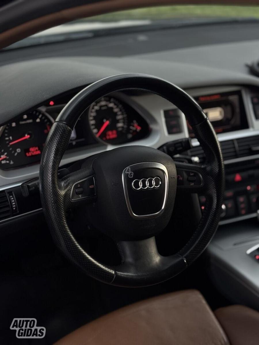 Black Audi A6 2009 in Vilnius, with an engine capacity of 3.00 L and mileage of 313 thousand km for 6350 €, photo 15 on AUTOMOTO.COM.LV