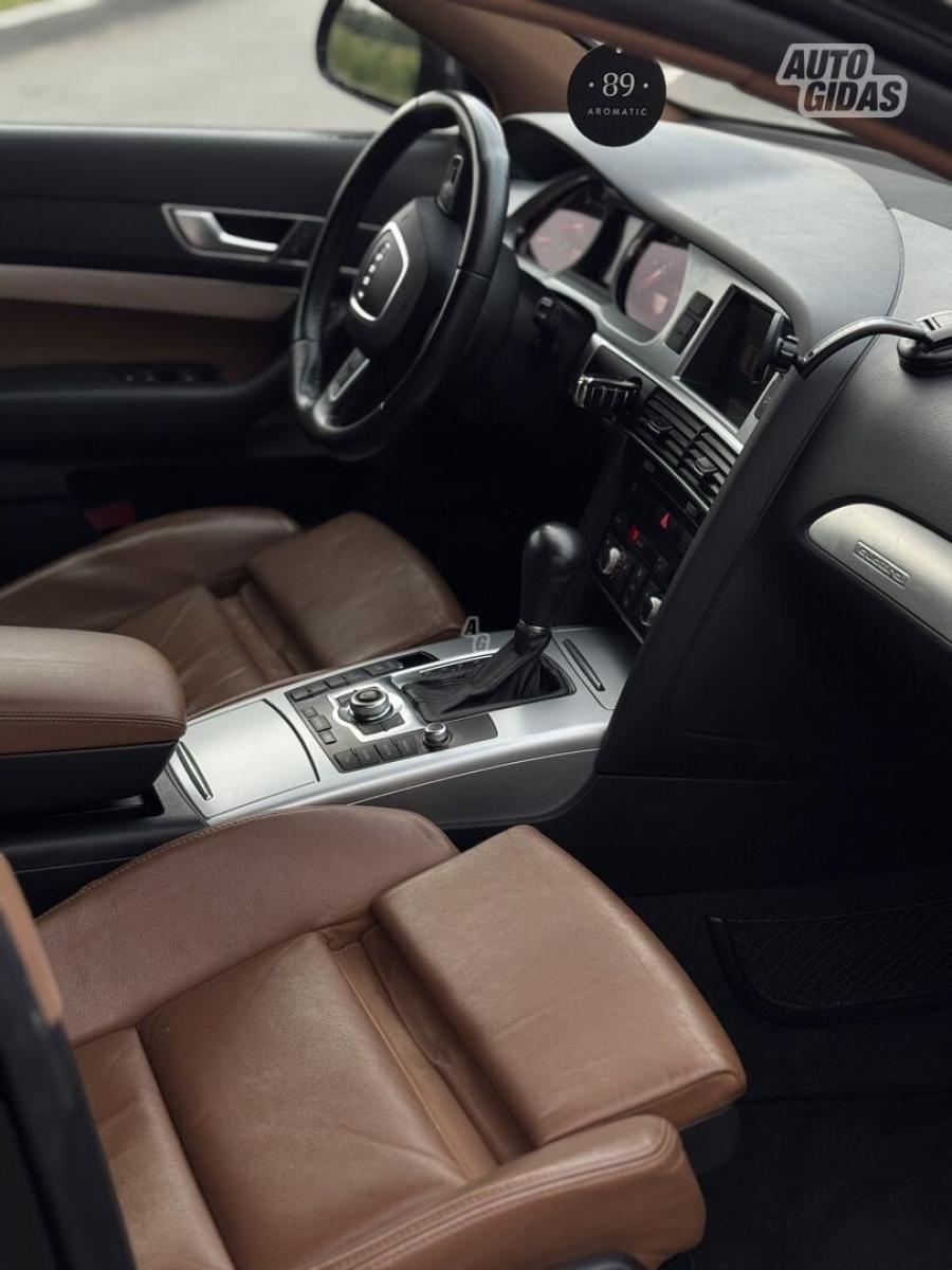Black Audi A6 2009 in Vilnius, with an engine capacity of 3.00 L and mileage of 313 thousand km for 6350 €, photo 16 on AUTOMOTO.COM.LV