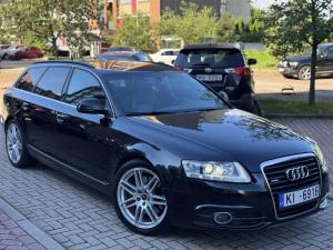 Melns Audi A6 2009 Rīga, ar dzinēja tilpumu 3.00 L un nobraukumu 325 tūkst. km par 5990 €, foto  vietnē AUTOMOTO.COM.LV