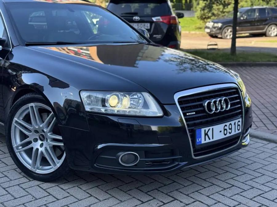 Black Audi A6 2009 in Riga, with an engine capacity of 3.00 L and mileage of 325 thousand km for 5990 €, photo 3 on AUTOMOTO.COM.LV