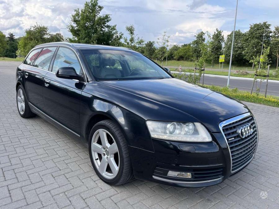 Черный Ауди А6 2009 в Вильнюс, объемом двигателя 2.70 л и пробегом 280 тыс. км за 3700 €, фото 1 на AUTOMOTO.COM.LV