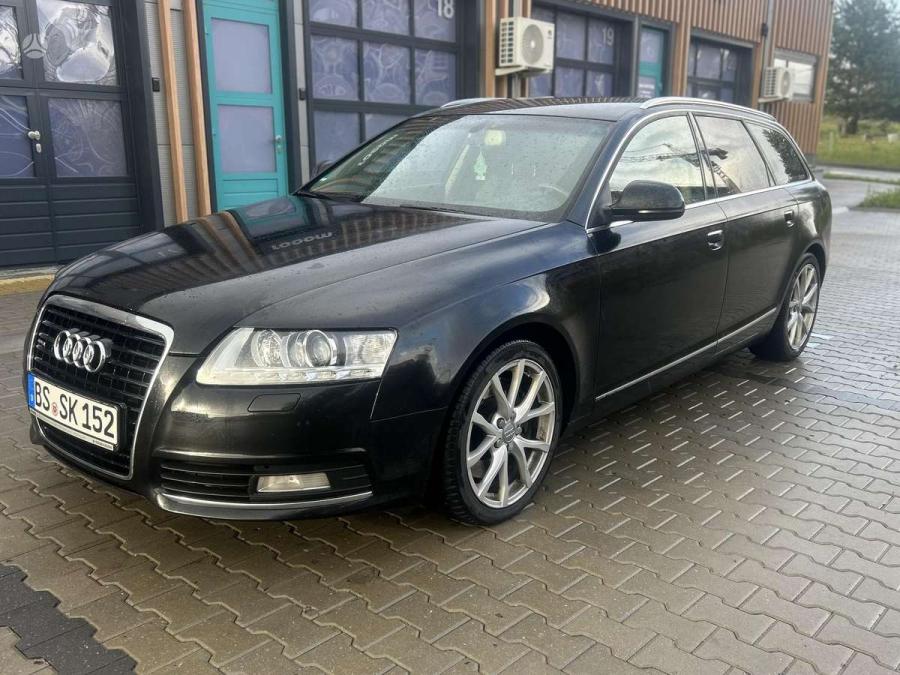 Black Audi A6 2009 in Vilnius, with an engine capacity of 2.97 L and mileage of 306 thousand km for 4850 €, photo 3 on AUTOMOTO.COM.LV