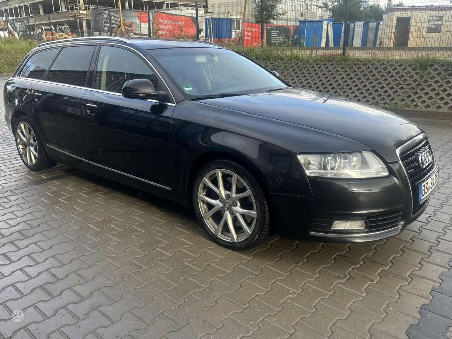 Black Audi A6 2009 in Vilnius, with an engine capacity of 2.97 L and mileage of 306 thousand km for 4850 €, photo 5 on AUTOMOTO.COM.LV