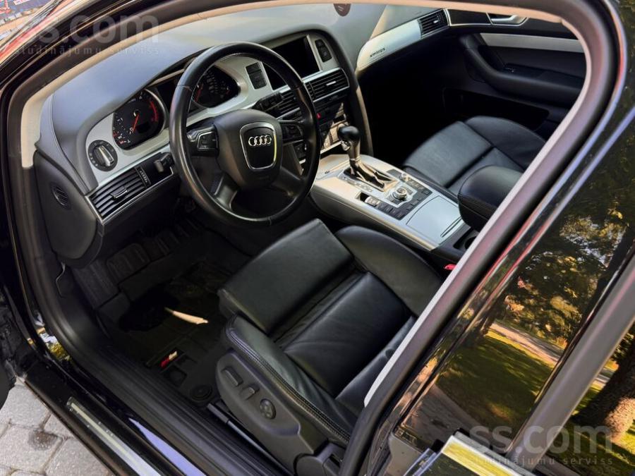 Melns Audi A6 2009 Valmiera, ar dzinēja tilpumu 3.00 L un nobraukumu 292 tūkst. km par 7950 €, foto 12 vietnē AUTOMOTO.COM.LV