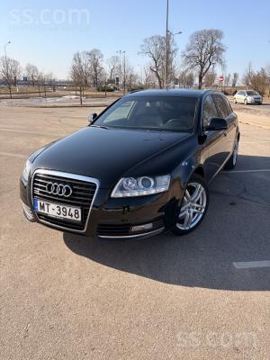 Melns Audi A6 2009 Daugavpils, ar dzinēja tilpumu 3.00 L un nobraukumu 255 tūkst. km par 5990 €, foto  vietnē AUTOMOTO.COM.LV