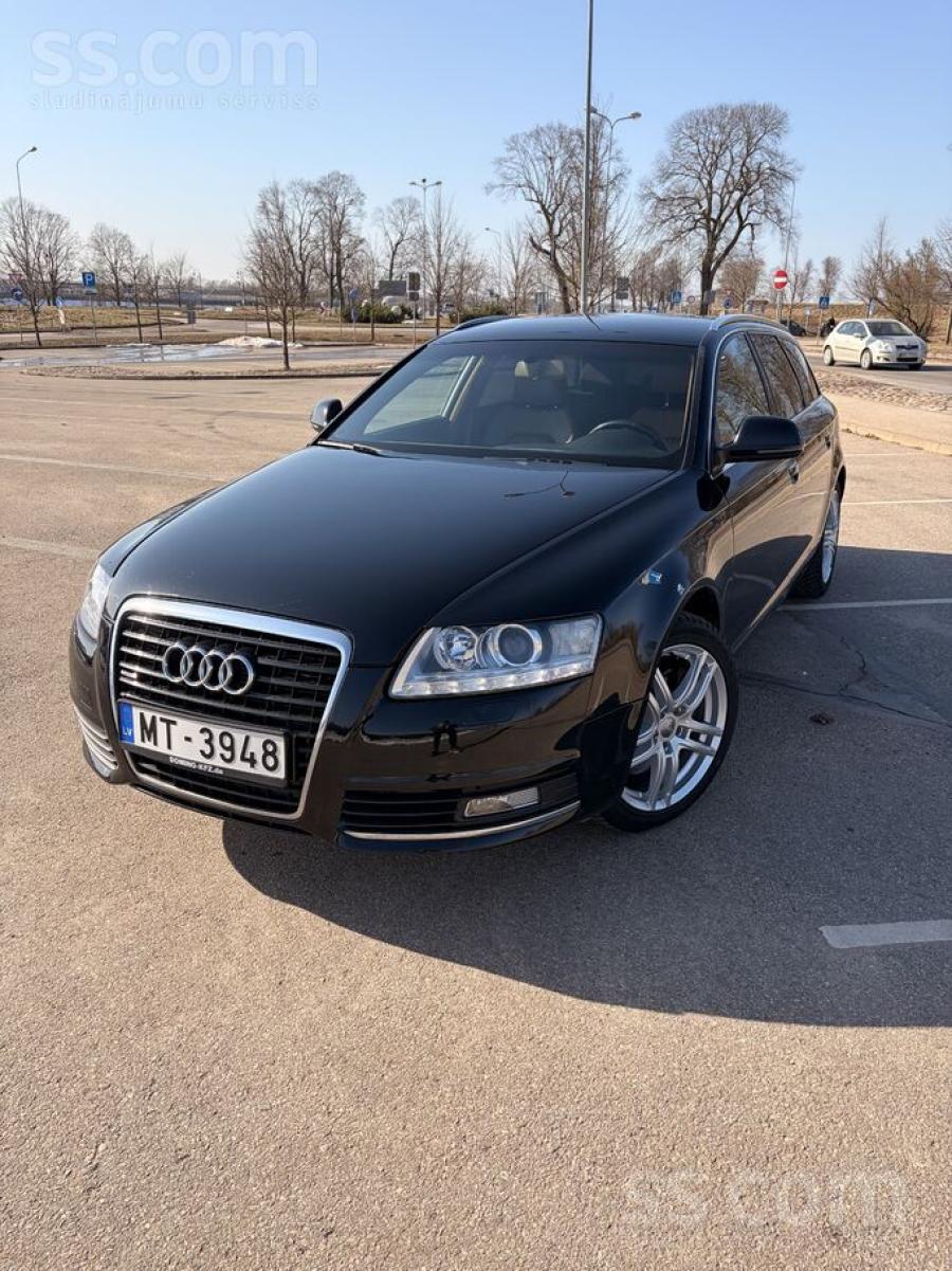 Black Audi A6 2009 in Daugavpils, with an engine capacity of 3.00 L and mileage of 255 thousand km for 5990 €, photo 1 on AUTOMOTO.COM.LV