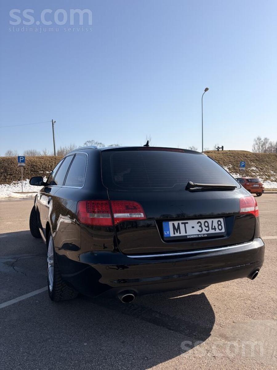 Black Audi A6 2009 in Daugavpils, with an engine capacity of 3.00 L and mileage of 255 thousand km for 5990 €, photo 4 on AUTOMOTO.COM.LV