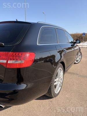 Black Audi A6 2009 in Daugavpils, with an engine capacity of 3.00 L and mileage of 255 thousand km for 5990 €, photo 5 on AUTOMOTO.COM.LV