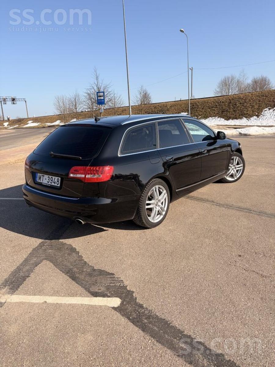Black Audi A6 2009 in Daugavpils, with an engine capacity of 3.00 L and mileage of 255 thousand km for 5990 €, photo 6 on AUTOMOTO.COM.LV