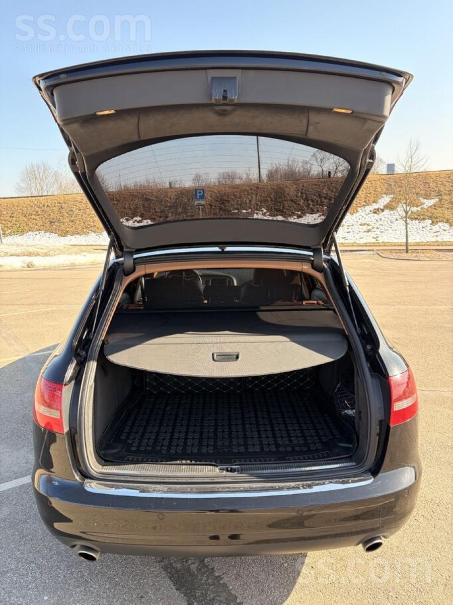 Black Audi A6 2009 in Daugavpils, with an engine capacity of 3.00 L and mileage of 255 thousand km for 5990 €, photo 8 on AUTOMOTO.COM.LV
