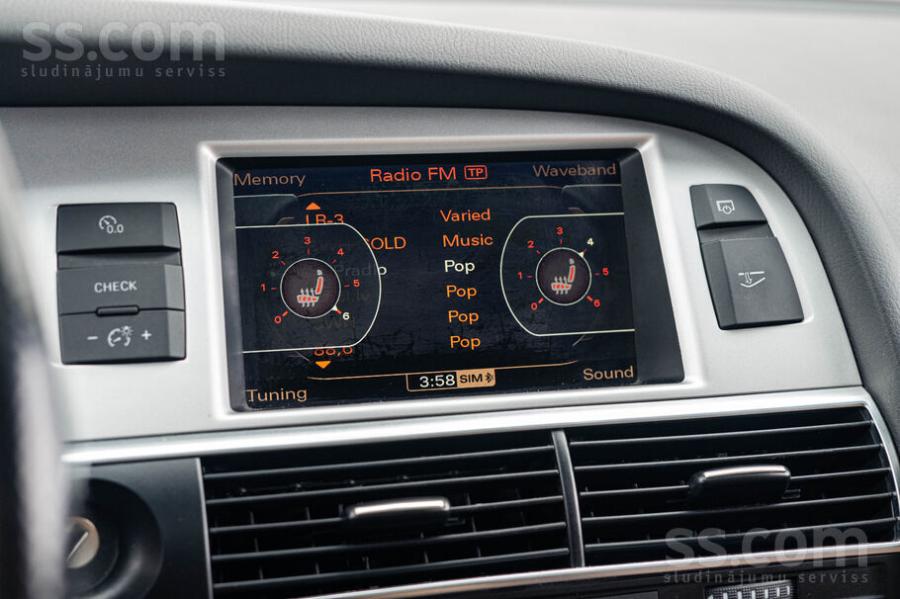 Melns Audi A6 2009 Rīga, ar dzinēja tilpumu 3.00 L un nobraukumu 313 tūkst. km par 5399 €, foto 22 vietnē AUTOMOTO.COM.LV