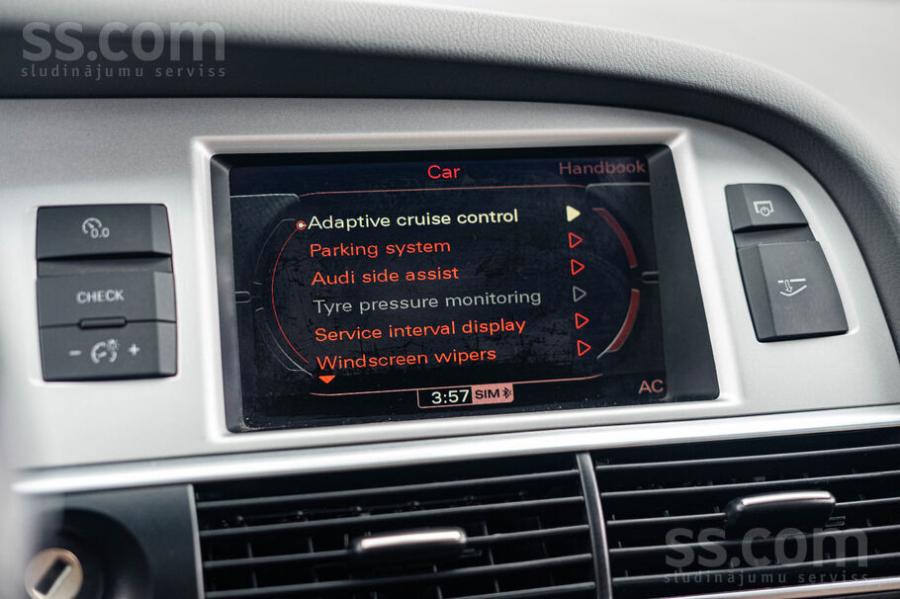 Melns Audi A6 2009 Rīga, ar dzinēja tilpumu 3.00 L un nobraukumu 313 tūkst. km par 5399 €, foto 23 vietnē AUTOMOTO.COM.LV