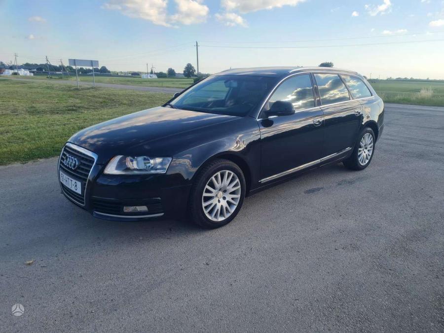 Melns Audi A6 2009 Kauņa, ar dzinēja tilpumu 1.97 L un nobraukumu 294 tūkst. km par 4700 €, foto 1 vietnē AUTOMOTO.COM.LV