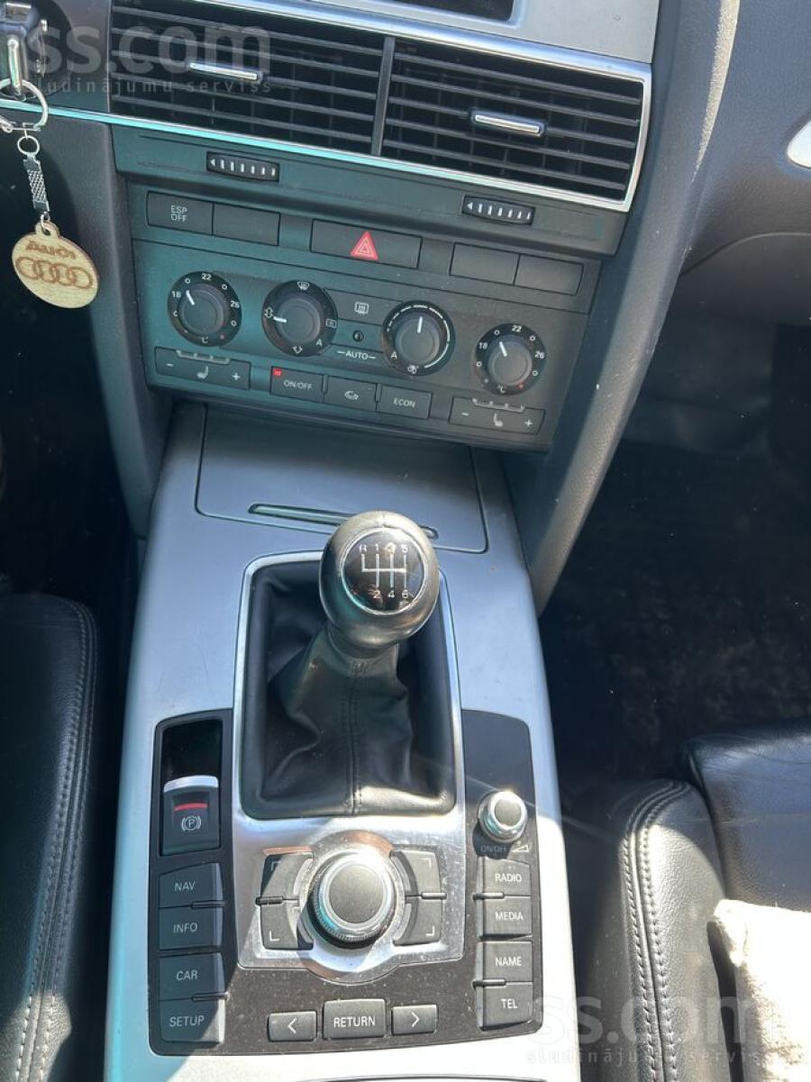 Black Audi A6 2009 in Cesis, with an engine capacity of 3.00 L and mileage of 123 thousand km for 5800 €, photo 10 on AUTOMOTO.COM.LV