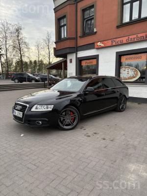 Melns Audi A6 2009 Jelgava, ar dzinēja tilpumu 3.00 L un nobraukumu 458 tūkst. km par 5000 €, foto  vietnē AUTOMOTO.COM.LV