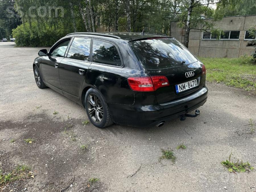 Black Audi A6 2009 in Riga, with an engine capacity of 3.00 L and mileage of 424 thousand km for 3400 €, photo 5 on AUTOMOTO.COM.LV