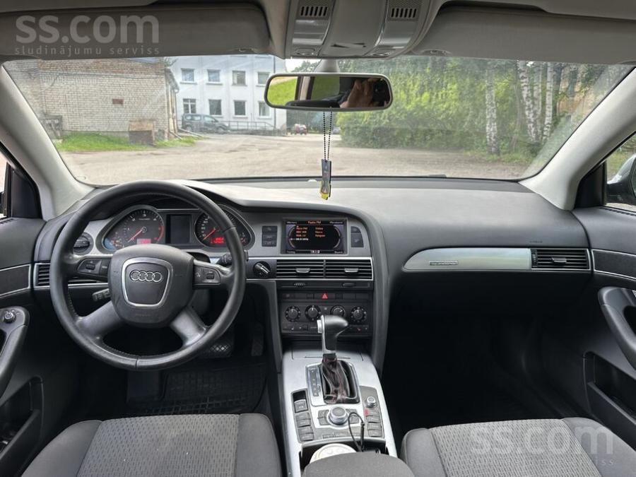 Black Audi A6 2009 in Riga, with an engine capacity of 3.00 L and mileage of 424 thousand km for 3400 €, photo 6 on AUTOMOTO.COM.LV