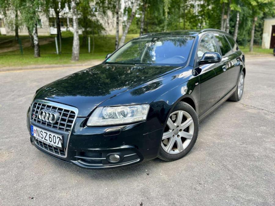 Melns Audi A6 2009 Viļņa, ar dzinēja tilpumu 2.97 L un nobraukumu 515 tūkst. km par 5000 €, foto 1 vietnē AUTOMOTO.COM.LV