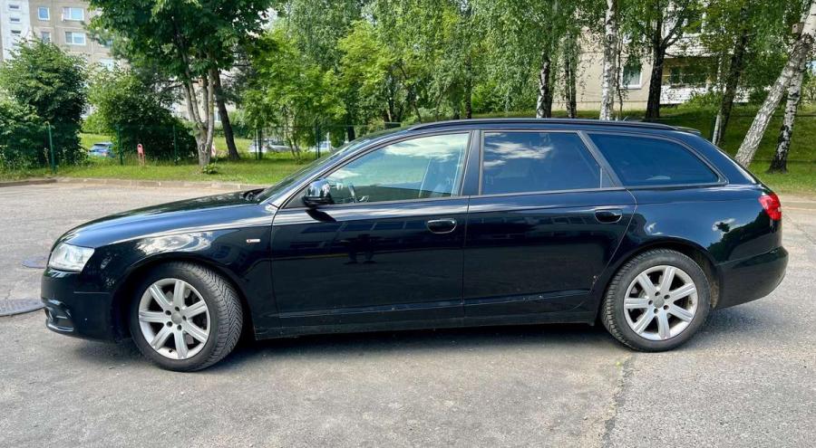 Melns Audi A6 2009 Viļņa, ar dzinēja tilpumu 2.97 L un nobraukumu 515 tūkst. km par 5000 €, foto 4 vietnē AUTOMOTO.COM.LV