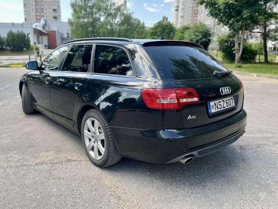 Melns Audi A6 2009 Viļņa, ar dzinēja tilpumu 2.97 L un nobraukumu 515 tūkst. km par 5000 €, foto 5 vietnē AUTOMOTO.COM.LV