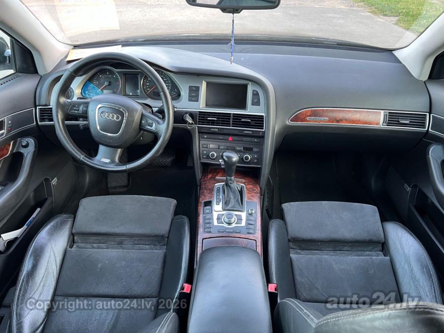 Black Audi A6 2009 in Narva, with an engine capacity of 3.00 L and mileage of 355 thousand km for 1499 €, photo 15 on AUTOMOTO.COM.LV