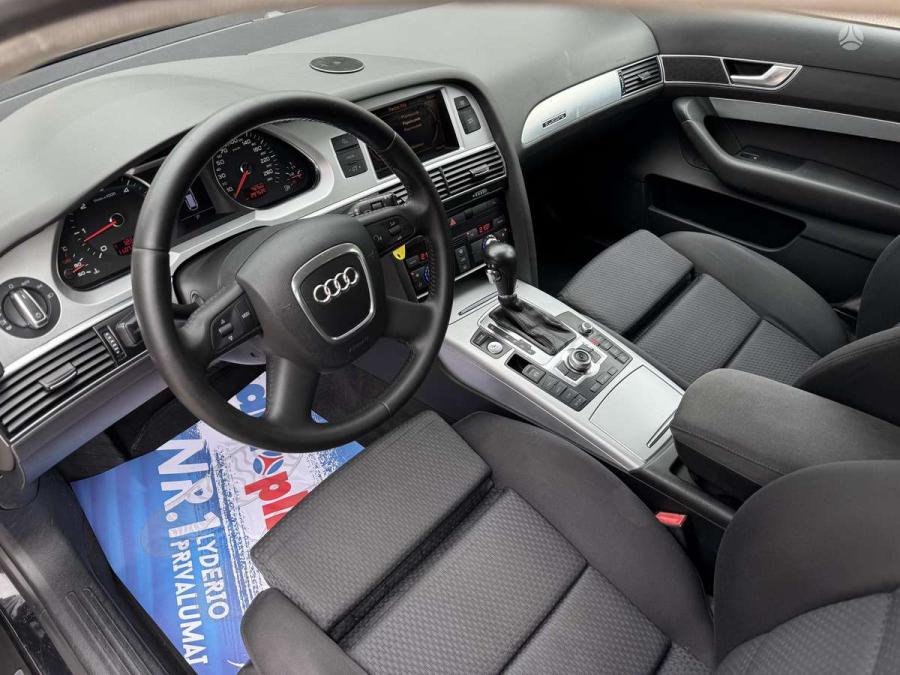 Melns Audi A6 2009 Alīta, ar dzinēja tilpumu 3.00 L un nobraukumu 298 tūkst. km par 3950 €, foto 8 vietnē AUTOMOTO.COM.LV