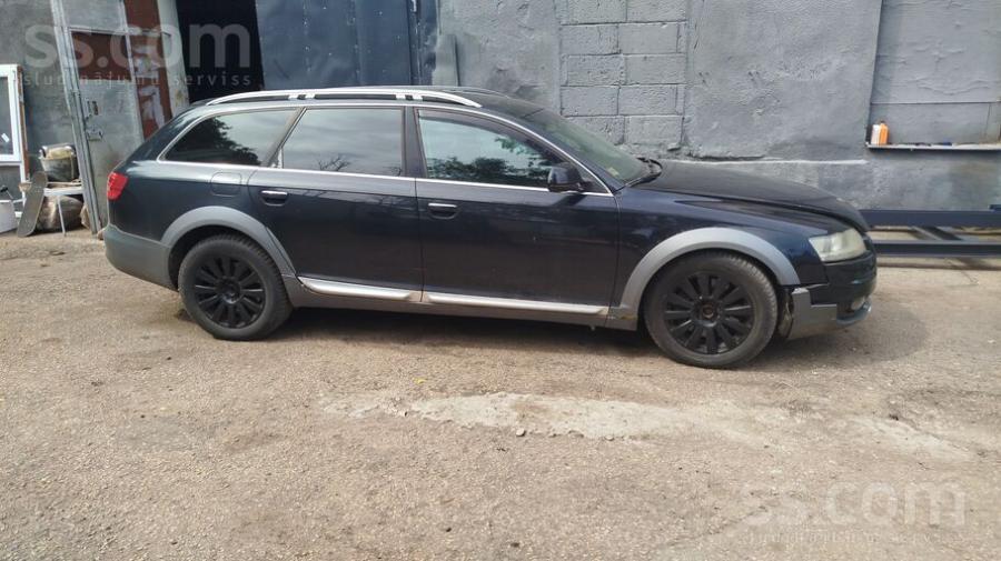Black Audi A6 2009 in Riga, with an engine capacity of 3.00 L and mileage of 400 thousand km for 2900 €, photo 5 on AUTOMOTO.COM.LV