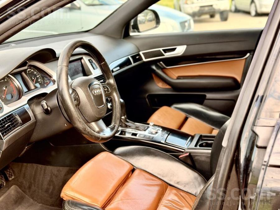 Melns Audi A6 2009 Ogre, ar dzinēja tilpumu 3.00 L un nobraukumu 333 tūkst. km par 5900 €, foto 6 vietnē AUTOMOTO.COM.LV
