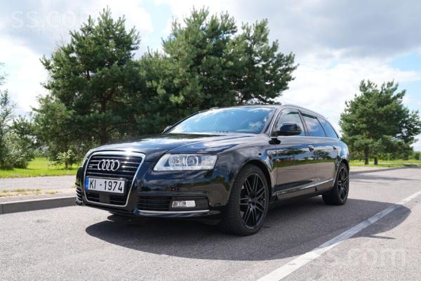 Black Audi A6 2009 in Riga, with an engine capacity of 3.00 L and mileage of 221 thousand km for 8200 €, photo 1 on AUTOMOTO.COM.LV