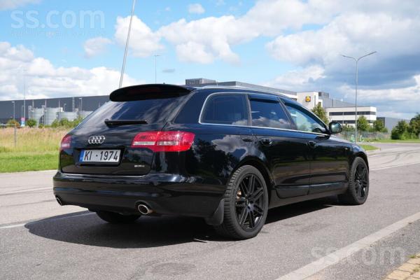 Black Audi A6 2009 in Riga, with an engine capacity of 3.00 L and mileage of 221 thousand km for 8200 €, photo 2 on AUTOMOTO.COM.LV